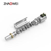 China ZWBMD004004-125 Low Noise Micro Planetary Gearbox With Stepper Gearmotor Dia 4mm 12rpm for sale