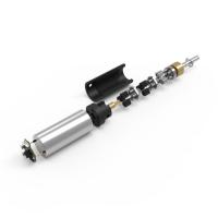 China PTZ Camera Plastic Planetary Gearbox Dia 6mm 181rpm 12v Stepper Coreless Motor for sale