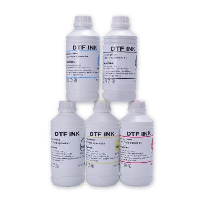 China 500ml Clog-Preventive Water-based Pigment DTF Printer Ink Cartridge for Cotton and Polyester for sale