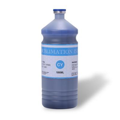 China Clear Cyan Sublimation Printer Ink Bright Transparent   Screen Printing Transparent Ink for sale
