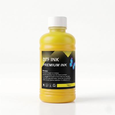 China 250ml High-Chroma DTF Yellow Ink for Bright Transfer Prints on Apparel for sale