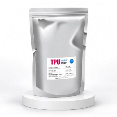 China Universal White TPU Hot Melt Powder 1kg with 115-135°C Activation Temperature and 90-170 um Particle Size for Cotton Polyester Blend DTF Transfers for sale