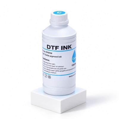 China Clean-Tone Cyan DTF Printer Ink 250ml with Smooth Flow for Textile Transfer Printing for sale