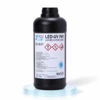 China TOYO Cyan Hard-curing UV Ink 1000ml for Ricoh G5 G6 Printheads Industrial Printing for sale