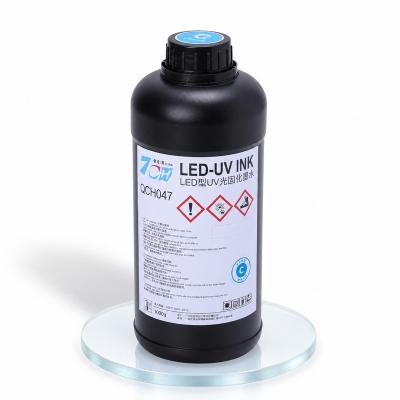 China TOYO Light Cyan Soft UV Ink 1000ml for Ricoh G5 G6 Flexible Printing for sale