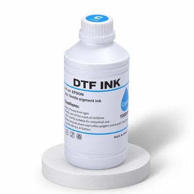 China 7CH Cyan DTF Printer Ink 1000ml for Epson I3200 XP600 High-Speed Printing for sale