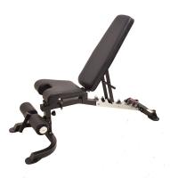 China Adjustable Multifunction Commercial Bench in Dark Grey Assembled Size 1585*645*1230 for sale