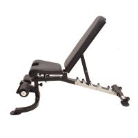 China Adjustable Multifunction Commercial Bench in Dark Grey Assembled Size 1585*645*1230 for sale
