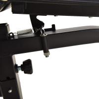 China Adjustable Multifunction Commercial Bench in Dark Grey Assembled Size 1585*645*1230 for sale