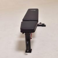 China Sit Up Bench Exercise Equipment with Metal Frame and Red Adjustable Backrest for sale