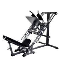 China Grey/Black Gym Leg Press Hack Squat Machine LCL Support Adjustability for sale