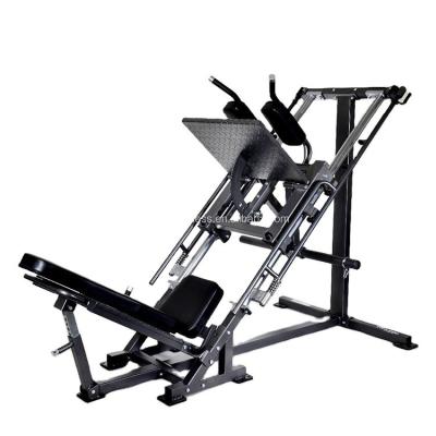 China Grey/Black Gym Leg Press Hack Squat Machine LCL Support Adjustability for sale