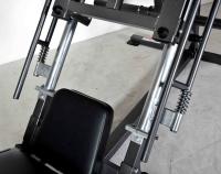 China Grey/Black Gym Leg Press Hack Squat Machine LCL Support Adjustability for sale