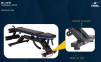 China Loading Port IBL-MFB Sit Up Exercise Fitness Machine Home Gym Fitness Equipment Utility Bench for sale
