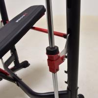 China Indoor Weight Lifting Bench and Power Rack for Strength Training in Dark Grey for sale