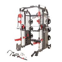 China All In One Gym Multi-Functional Gym Equipment Power Rack Smith Machine With Weight Stack for sale