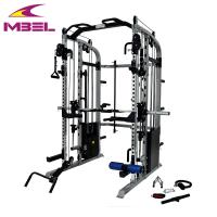 China Indoor Gym Power Racks Squat Rack Cable Smith Fitness Power Rack PSB007 Made of Metal for sale