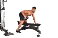 China Adjustable Gym Heavy Duty Bench for Multifunction Fitness Exercise in 1210x742x450mm Size for sale