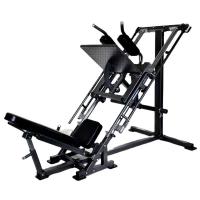 China Multifunctional Gym Equipment for Fitness Leg Press and Hack Squat in Grey/Black for sale
