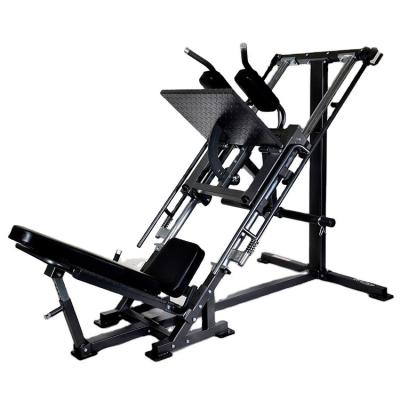 China Multifunctional Gym Equipment for Fitness Leg Press and Hack Squat in Grey/Black for sale