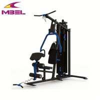 China Multi Functional Home Gym Equipment Power Trainer Fitness Machine For Home Black Matt for sale