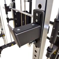 China Integrated Gym Trainer Power Rack Fitness Rack in Silver Grey for All-in-One Training for sale