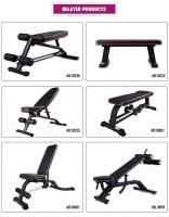 China Foldable Gym Utility Bench with Adjustable Design Assembled Dimension 1610*630*1310 mm for sale