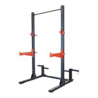 China Main Frame Square Tube 75x75x3.0 mm Light Grey Power Rack for Commercial Bodybuilding for sale