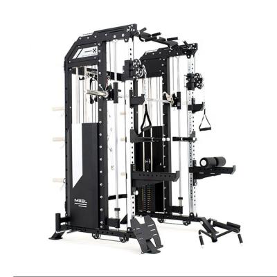 China NO Foldable Home Fitness Equipment 4 In 1 Multi Functional Smith Machine Squat Rack for sale