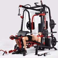 China Transform Your Fitness with the 20' Men's Multifunctional Gym Equipment Smith Machine for sale