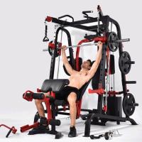 China Transform Your Fitness with the 20' Men's Multifunctional Gym Equipment Smith Machine for sale