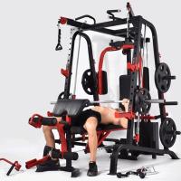 China Transform Your Fitness with the 20' Men's Multifunctional Gym Equipment Smith Machine for sale