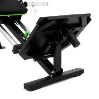 China Light Grey Plate Loaded Seated Calf Raise Machine for Body Building Fitness Equipment for sale