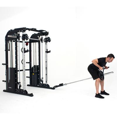 China Metal Heavy Duty Home Gym Fitness Equipment Strength Training Smith Machine Power Rack for sale