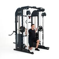 China Metal Heavy Duty Home Gym Fitness Equipment Strength Training Smith Machine Power Rack for sale