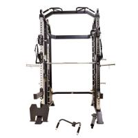 China Affordable and Durable 1700X1990X2300mm Gym Equipment Smith Machine with Pulley System for sale