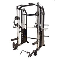 China Affordable and Durable 1700X1990X2300mm Gym Equipment Smith Machine with Pulley System for sale