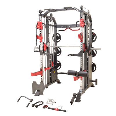China G7A G7W Dark Grey All-in-One with Power Rack Functional Trainer Smith Machine 40'/unit 45 for sale