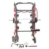 China G7A G7W Dark Grey All-in-One with Power Rack Functional Trainer Smith Machine 40'/unit 45 for sale