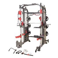 China Dark Grey Fitness Equipment Power Rack Multi Smith Machine for Functional Trainer for sale