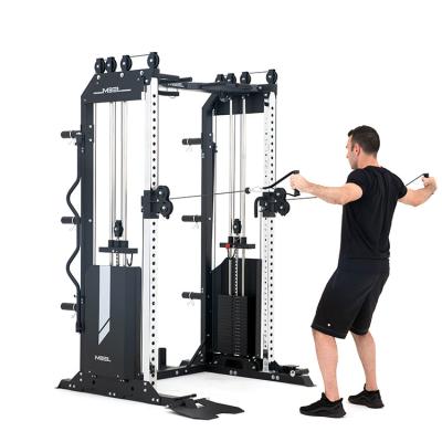 China Indoor Multi Functional Trainer Power Rack for Home Gym Equipment 1590 x 1350 x 2200mm for sale