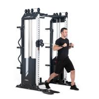 China Dark Grey XT2 Gym Equipment Power Rack Professional Home Functional Trainer Fitness Equipment for sale