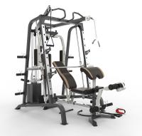 China 55kg Multi Functional Trainer Barbell Rack Gym Fitness Equipment Smith Machine for 20' Container for sale