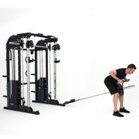China Multi Function Station Gym Fitness Equipment Smith Squat Rack Trainer Fitness Trainer for sale