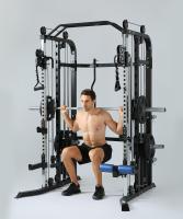 China Red Multifunctional Trainer Smith Machine for Men Home and Gym Workout Equipment for sale