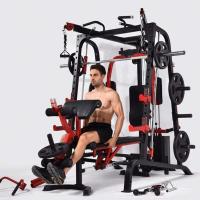 China Loading Port Commercial Smith Machine Gym Equipment for Multi Functional Training for sale