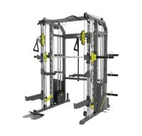 China 90Lbs Weight Stack Combo Offered Smith Machine 80 Gym Cage 19 Power Rack for sale