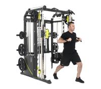 China Functional Trainer Power Squat Rack Multi Smith Machine Combo Set Offered Contact Us for sale