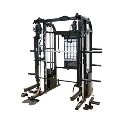 China Transform Your Workouts with Men's Cable Crossover Power Squat Rack and Weight Stack for sale