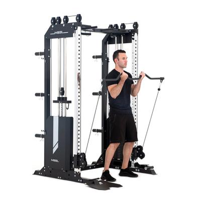 China Black Matt Multifunctional Home Gym Body Building Equipment with Customizable Options for sale